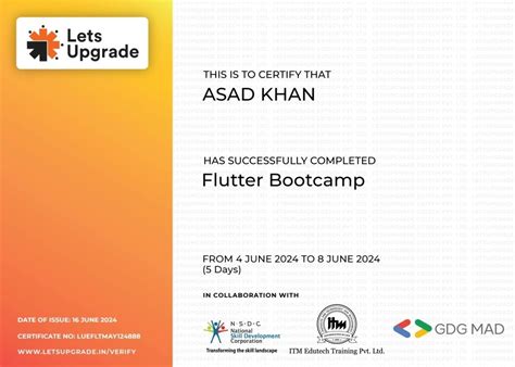 Flutter Letsupgrade Skilldevelopment Mobileappdevelopment Flutterbootcamp