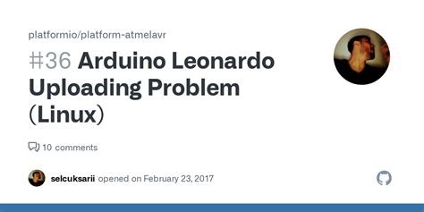 Arduino Leonardo Uploading Problem Linux · Issue 36 · Platformio