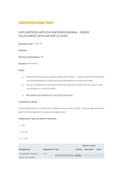 Pdf Sap Sd Certification Dokumentips