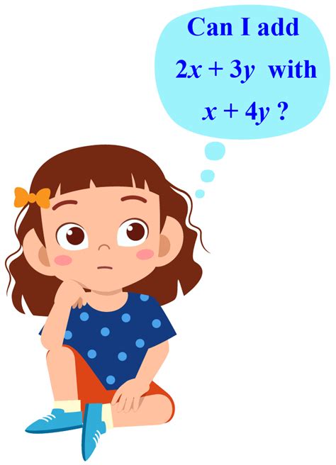 Addition Of Algebraic Expressions Algebra Solved Examples Cuemath