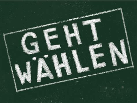 Geht Wählen! – ruprecht