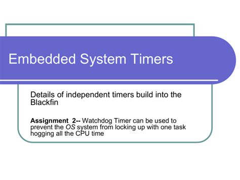 Timer And Isr Lecture