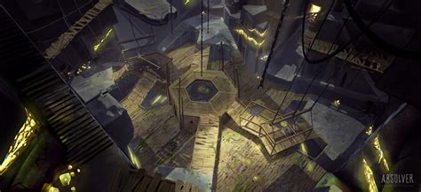 Artstation Absolver 3v3 Maps Concept Michel Donze Environment