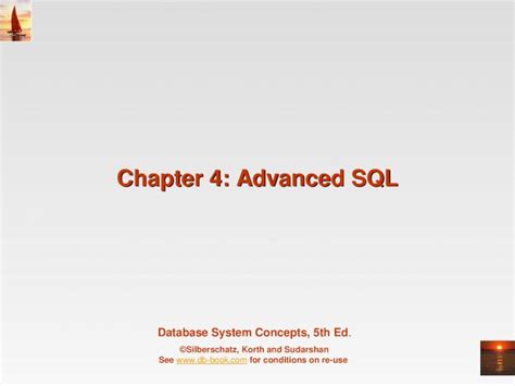 Ppt Database System Concepts 5th Ed ©silberschatz Korth And