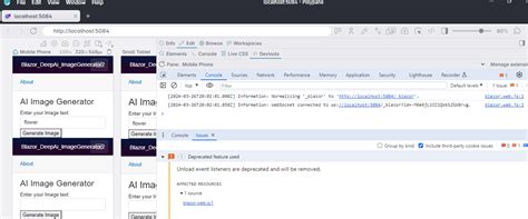 Why Do I Get This Chrome Console Error Rdotnet