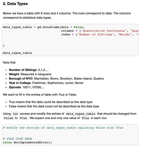 2 Data Types Below We Have A Table With 8 Rows And 4 Chegg Com