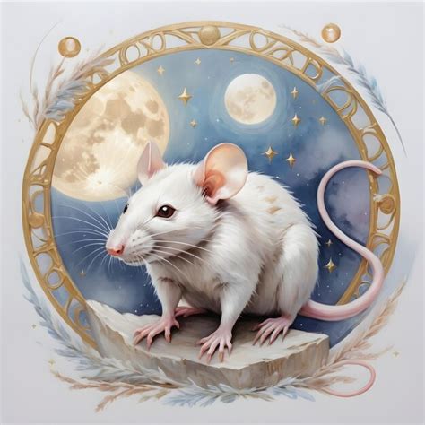 Premium Photo Chinese Zodiac Sign Rat