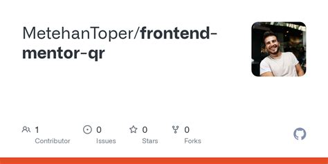 Github Metehantoperfrontend Mentor Qr