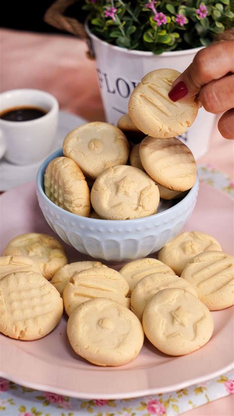 Eles Derretem Na Boca Biscoitinhos De Leite Ninho Para O Café Da Tarde