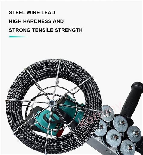 Electrician Pipe Threading Machine Wire Threader Wall Wiring Machine