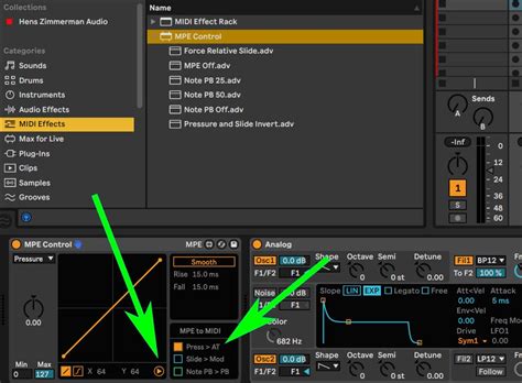 How To Use Midi Polyphonic Expression Mpe In Ableton Live