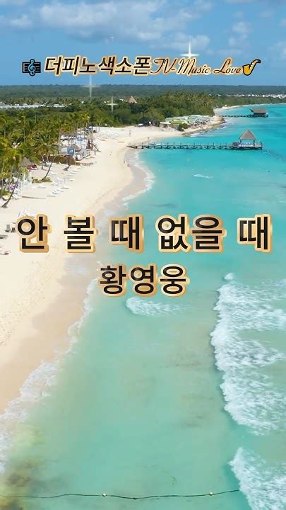 안 볼 때 없을 때황영웅cover By더피노색소폰 🎼더피노색소폰tv Music Love🎷색소폰연주 황영웅 Youtube