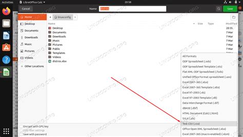 Converting Xlsx Excel Format Files To Csv On Linux Linux Tutorials Learn Linux Configuration