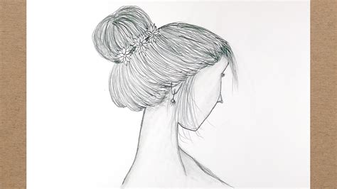 How To Draw A Girl With A Bun