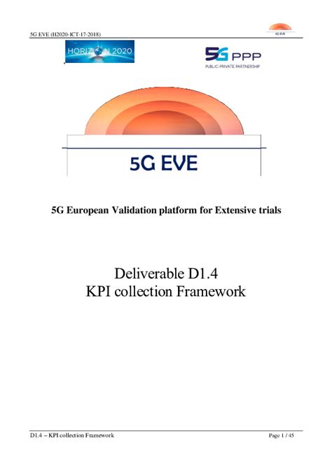 Pdf D14 Kpi Collection Framework