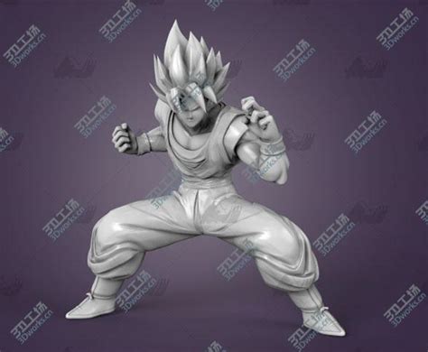七龙珠goku悟空 3d打印模型下载 3d工场 3dworks Cn