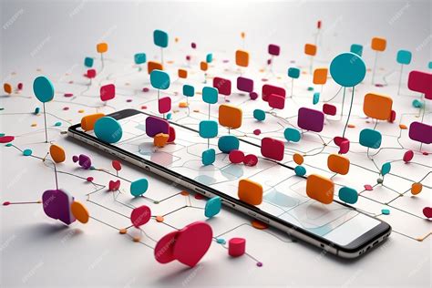 Premium Photo Animation Of Multiple Mobile Application Icons