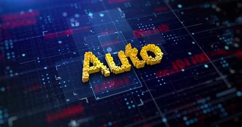 Pixelated Word Auto Backgrounds Motion Graphics Ft Analysis And Binary