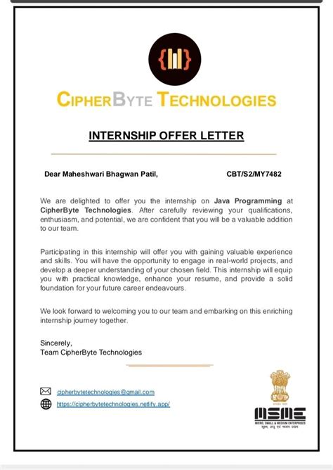 Maheshwari Patil On Linkedin Cipherbytetechnologies Javaprogramming