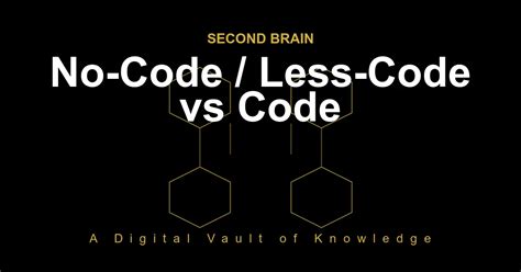 No Code Less Code Vs Code No Code Less Code Vs Code