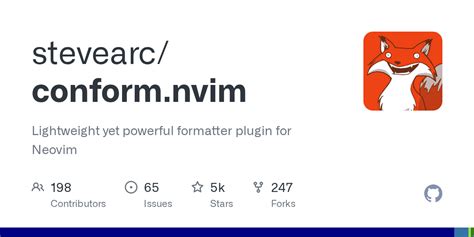 github stevearc conform nvim lightweight yet powerful formatter plugin for neovim