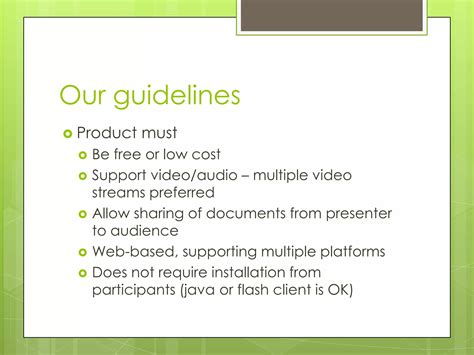 Video Conferencing Pptx Web Conferencing Computer Software And
