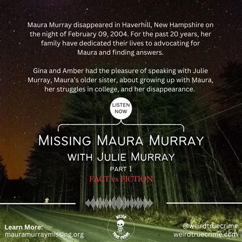 Missing Maura Murray With Sister Julie Murray