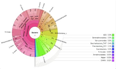 Relative Abundance Of Bacterial Taxa Found In Soil Microbiome Samples