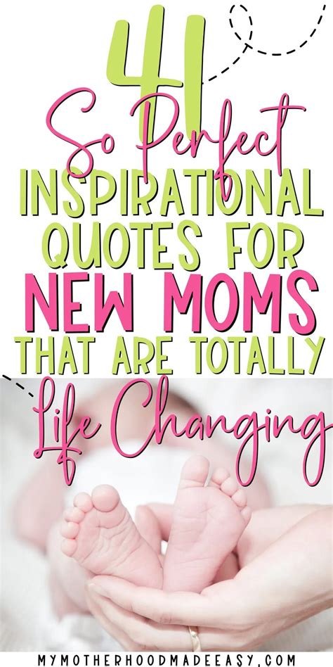 41 Inspirational Quotes For First Time Moms Artofit