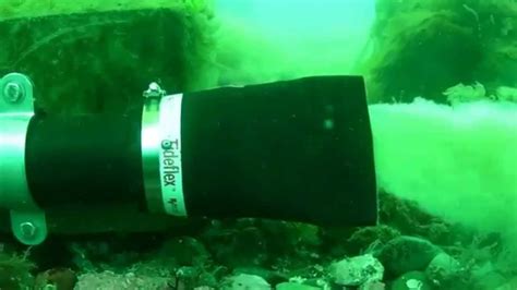 Tideflex Effluent Diffuser In Operation Short Video Youtube