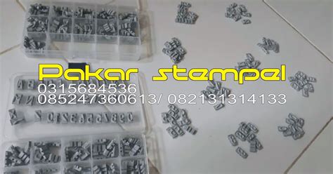 Stempel Shiny Stempel Huruf Angka Stempel Bongkar Pasang