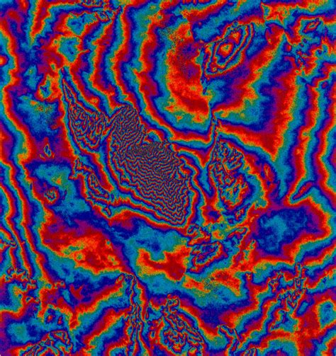 Sar Interferogram Of The Area Shown In Figure 8 Interferometric Phase