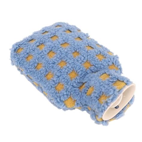 Qiilu Sac à eau chaude à main Bouillotte en peluche 1000 ml sac d eau