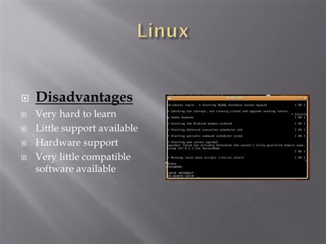 Ppt Advantages And Disadvantages Of Macwindowslinux Powerpoint