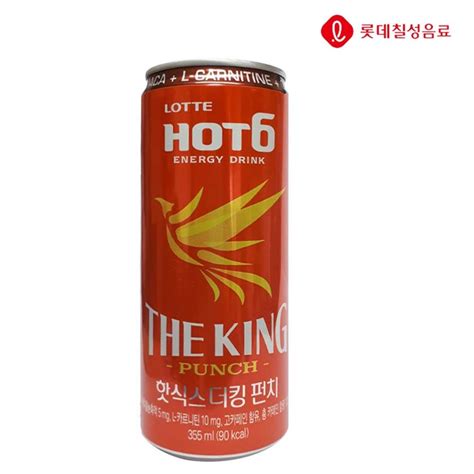 롯데칠성음료 핫식스 더킹 펀치 355ml 24캔 1박스 34900원 Crd Shop