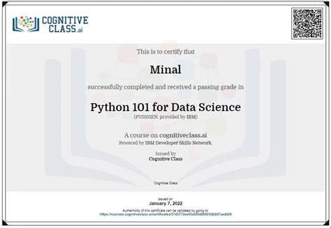 Minal Setia On Linkedin Datascience Python101 Ibmdeveloperskillsnetwork