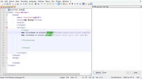 w03 javascript defining table youtube