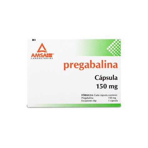 Pregabalina 150 Mg 28 Capsulas Farmacias Similares® Tienda Online