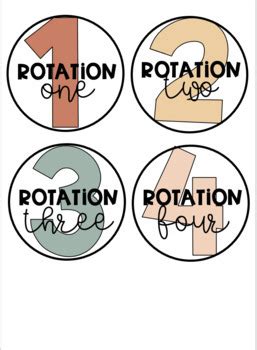 Math Center Labelsmath Rotation Labelsboho Classroom Decor Tpt