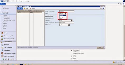 Dynamics AX Fin Ops Functional Help Ledger Account Alias In Dynamics AX