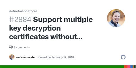 Support Multiple Key Decryption Certificates Without X509store · Issue
