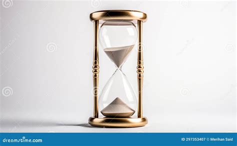 A Sleek Hourglass Counting Down The Final Moments Of The Year Ai