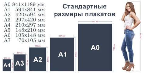 Таблица размеров а4