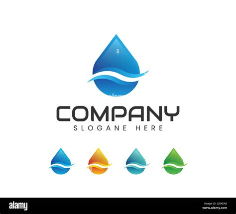 Plumbing Logo Design Plumb Service Logo Designs Template With Water