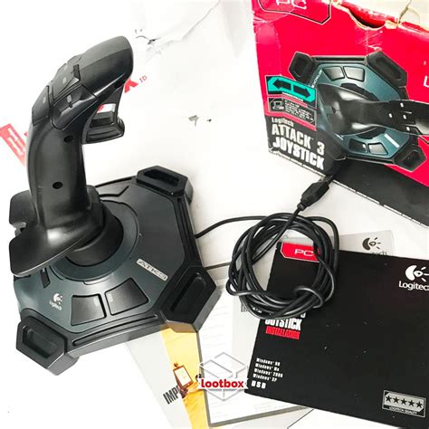 Hotas Simulator Flight Stick Joystick For Logitech Attack 3 Second