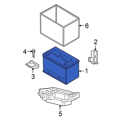 Chrysler Oe Bbh7f001aa Vehicle Battery