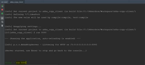 Launch Sbt Run With A Specific Port Number Stack Overflow