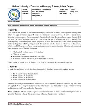 ITC Lab Midterm Spring UNIVERSITY OF CENTRAL PUNJAB LAHORE Mid Term Spring Course