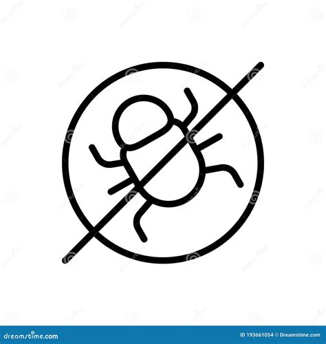 Bug Cyber Attack Antivirus Icon Simple Line Outline Vector Elements Of Hacks Icons For Ui And