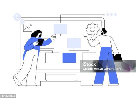 비즈니스 프로세스 관리 추상적 개념 벡터 일러스트레이션 조직에 대한 스톡 벡터 아트 및 기타 이미지 조직 바람 흐름